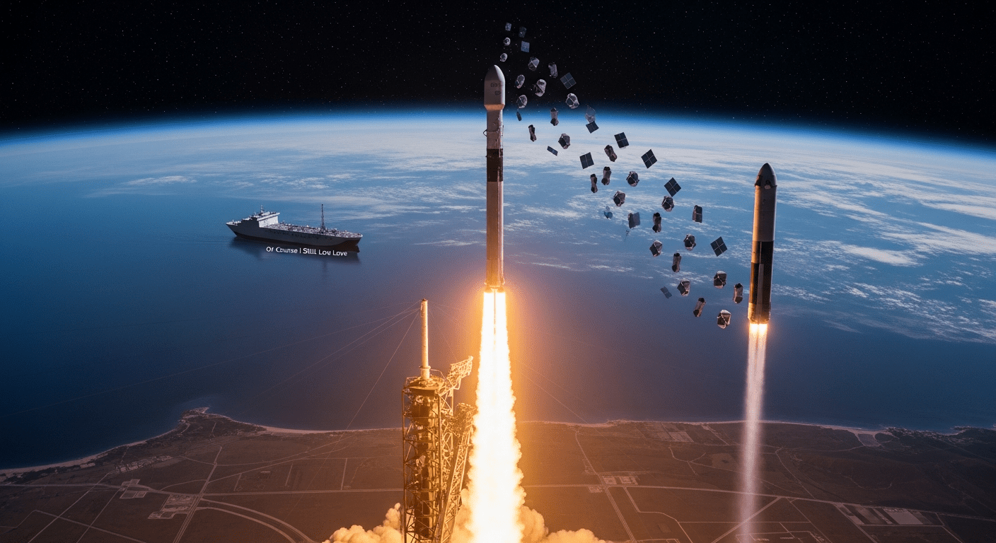 SpaceX Launches 25 Starlink V2 Mini Satellites from Vandenberg, Advanc ...