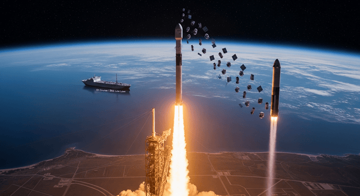 SpaceX Launches 25 Starlink V2 Mini Satellites from Vandenberg, Advanc ...