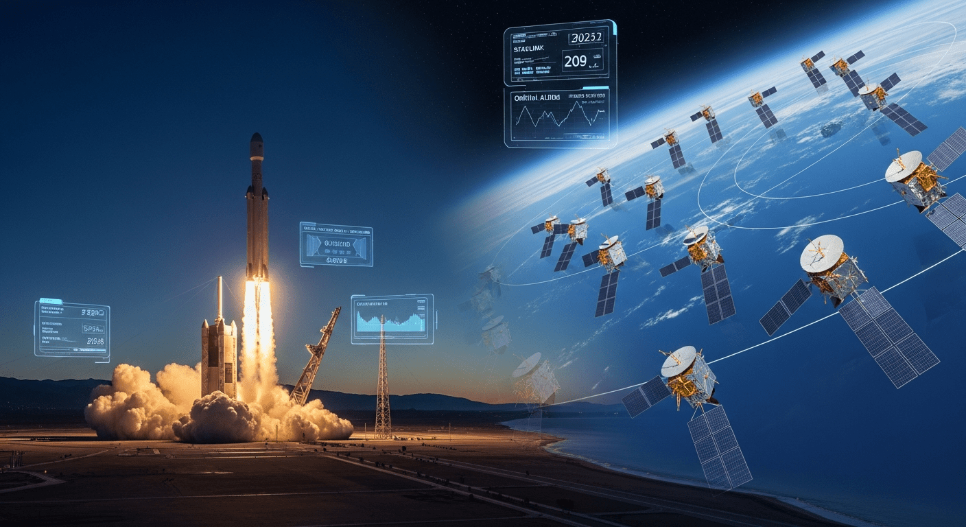 # SpaceX Launches 25 Starlink V2 Mini Satellites from Vandenberg, Adva ...